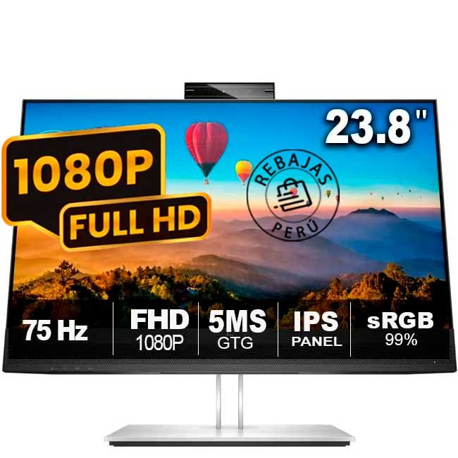 Monitor HP E24m G4 40Z32AA#AB 23.8" FHD USB-C IPS con Cámara 5MP ...