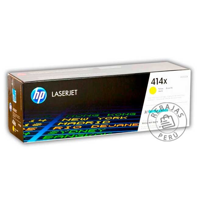 Tóner HP 414X W2021X Original Cyan 6000 Páginas - Rebajas Perú